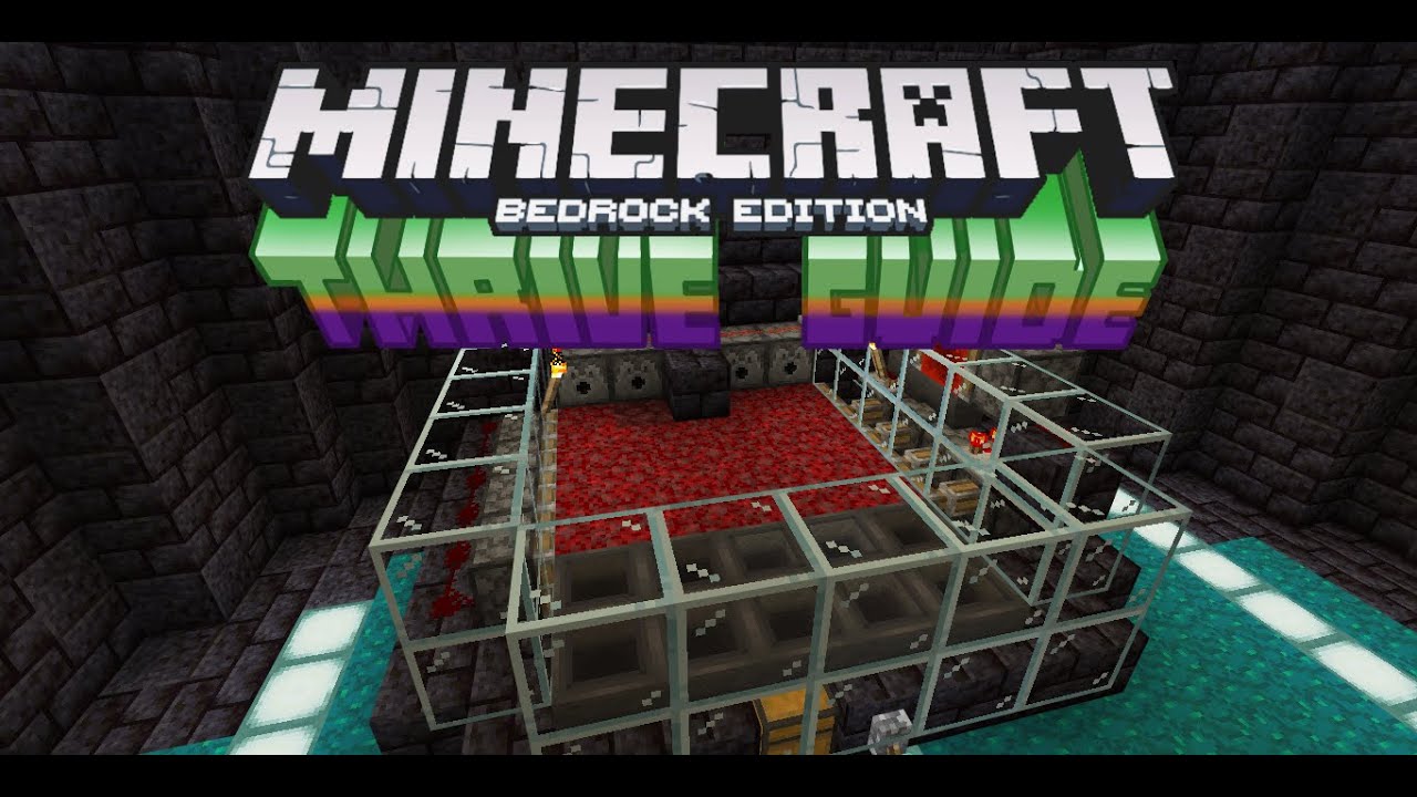 How to Build an Automated Fungus Farm! - The Minecraft Bedrock Thrive ...