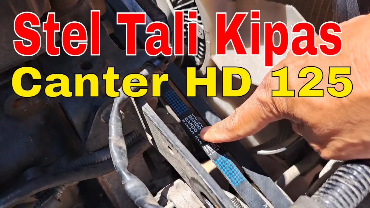 Cara setel fan belt atau tali kipas || Cara memasang fan belt atau tali ...