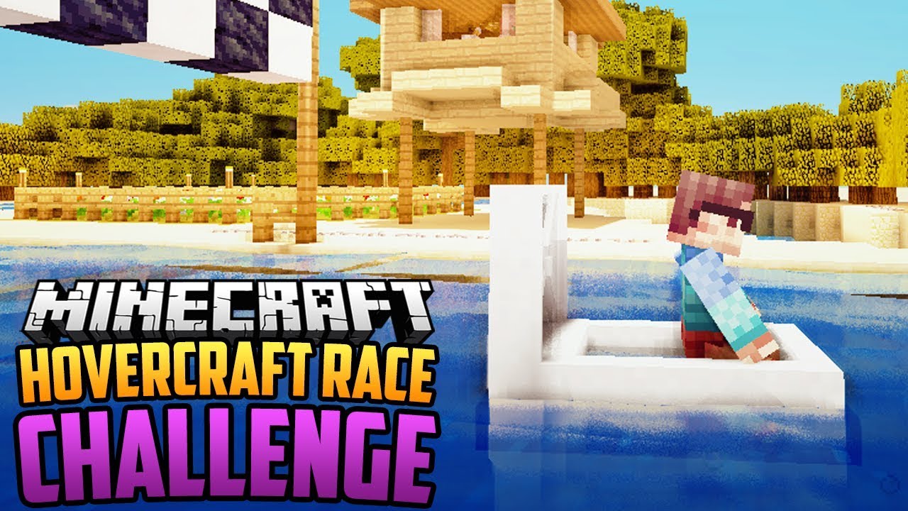 VOERTUIGEN MOD HOVERCRAFT RACE CHALLENGE - Minecraft Mod Challenge ...