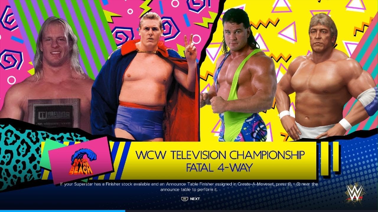 Stunning Steve Austin vs. Scott Steiner vs. Lord Steven Regal vs. Paul ...