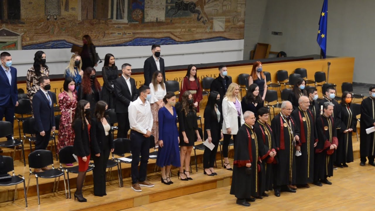 Ορκωμοσία Τμήματος Φαρμακευτικής ΑΠΘ, 12 Νοεμβρίου 2021 - YouTube