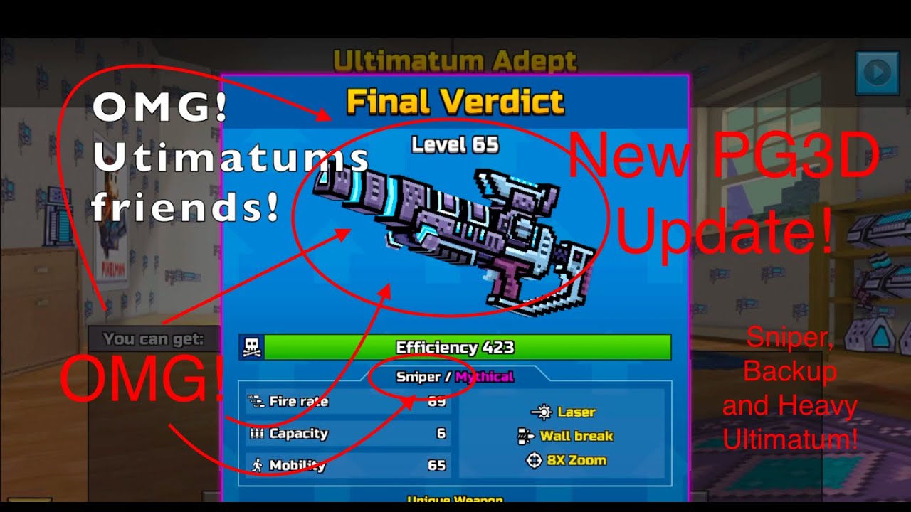 New PG3D Update! Ultimatum's Friends are here! - YouTube