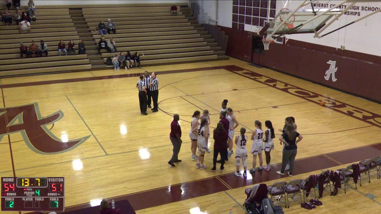 Amherst County High School vs Chatham High School Womens Varsity ...