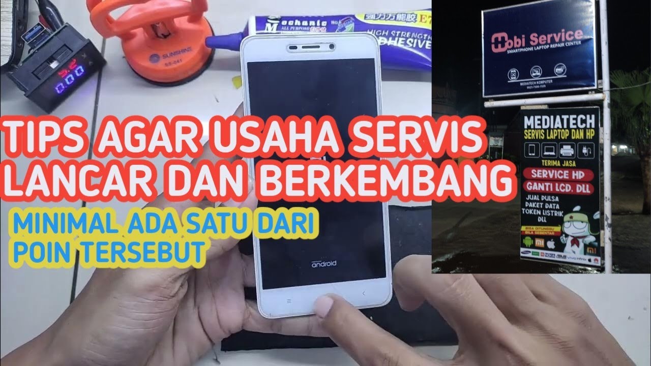 POIN PENTING MEMULAI USAHA SERVIS HANDPHONE - YouTube