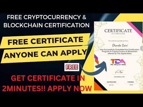 Free Cryptocurrency & Blockchain Certification | Blockchain Free ...