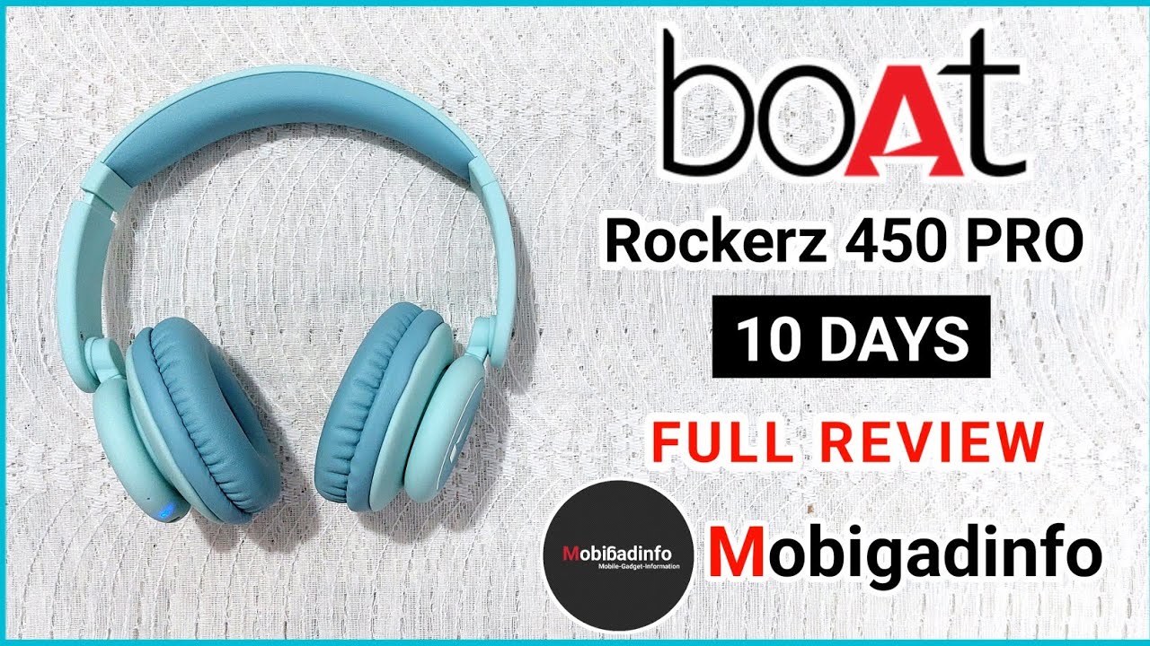 BOAT Rockerz 450 PRO "10 - DAYS" Full Details Review || Bettry test ...