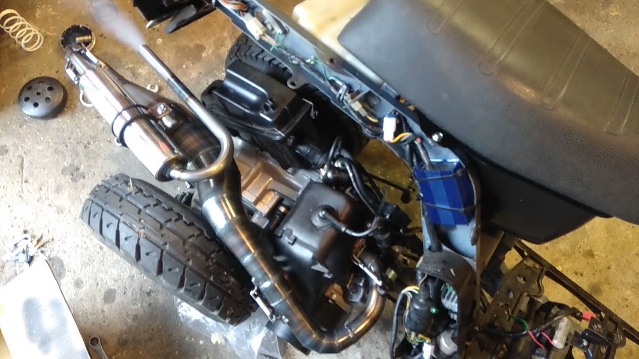 Gyro X Revive exhaust - YouTube