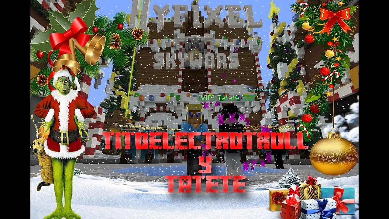JUGANDO GRINCH SIMULATOR EN HYPIXEL CON TATETE!! / ESPECIAL NAVIDAD ...