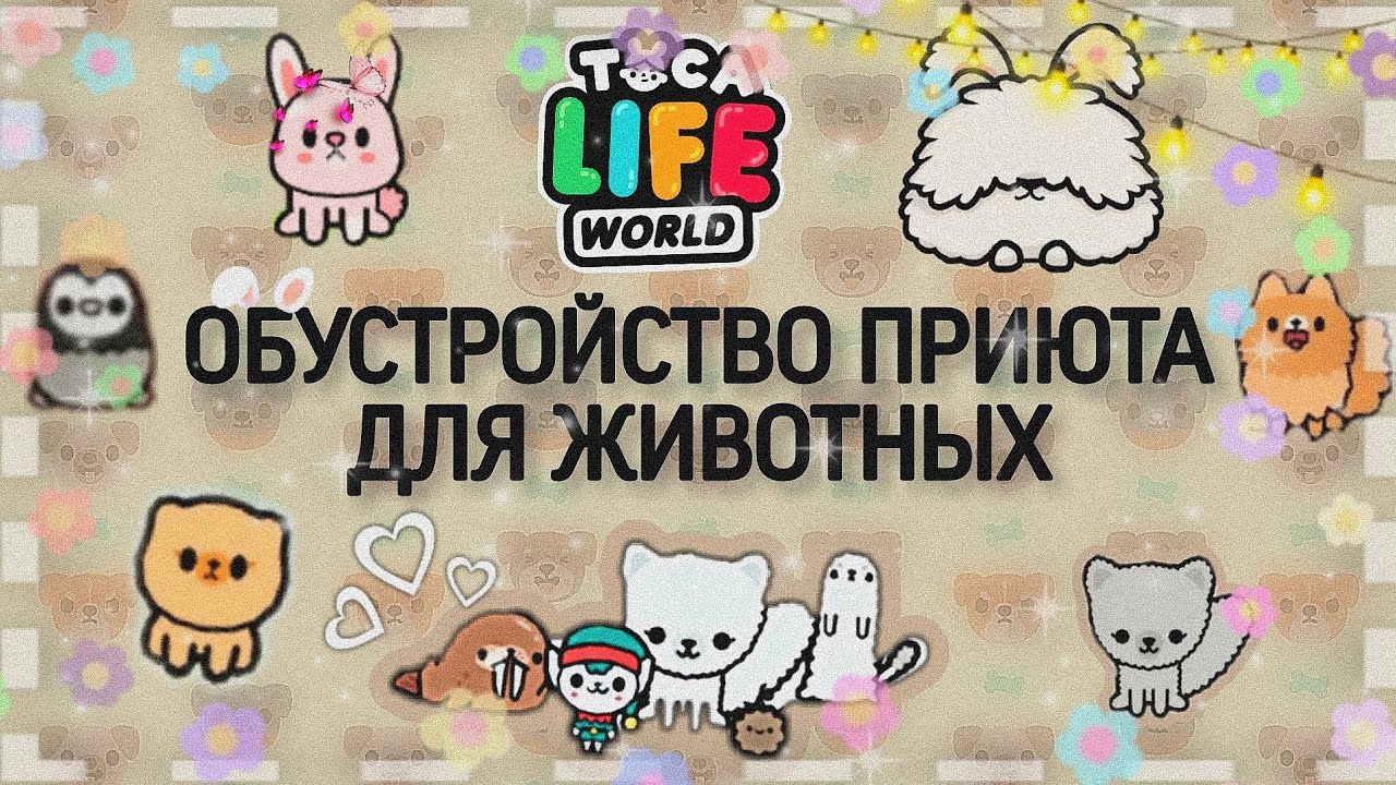 ОБУСТРОЙСТВО ПРИЮТА ДЛЯ ЖИВОТНЫХ ТОКА БОКА!!! 💗🐾//toca boca // - YouTube