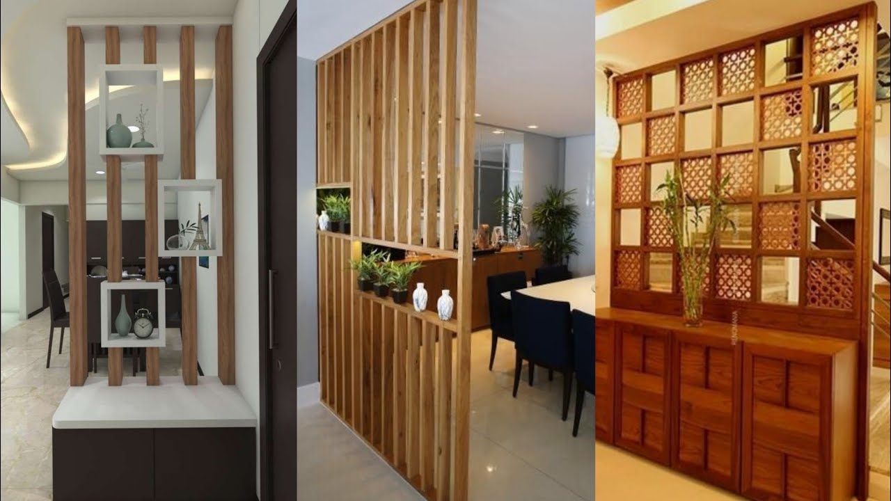stylish and pretty partition wall decor ideas #decoration - YouTube