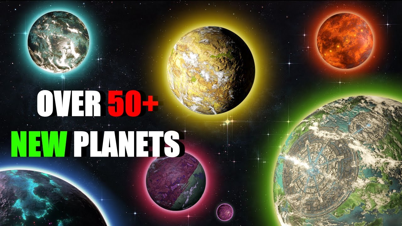 Over 50+ New Planets! | Planetary Diversity Mod Showcase #stellaris - YouTube