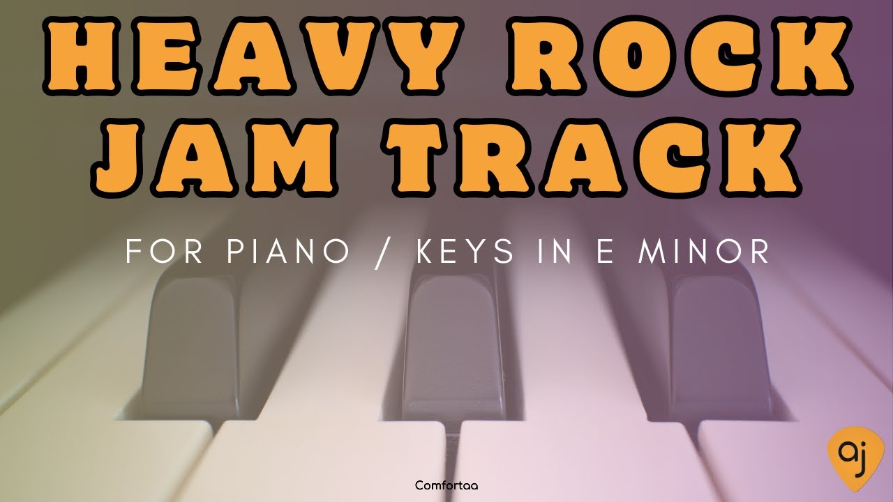 HEAVY ROCK JAM TRACK for Piano / Keys | Play Along Backing Track # ...