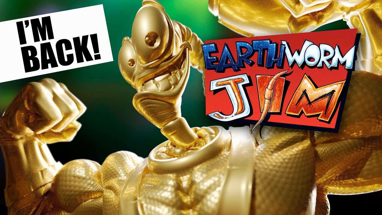 I made EARTH WORM JIM In Gold! #earthwormjim #earthwormjim2 # ...
