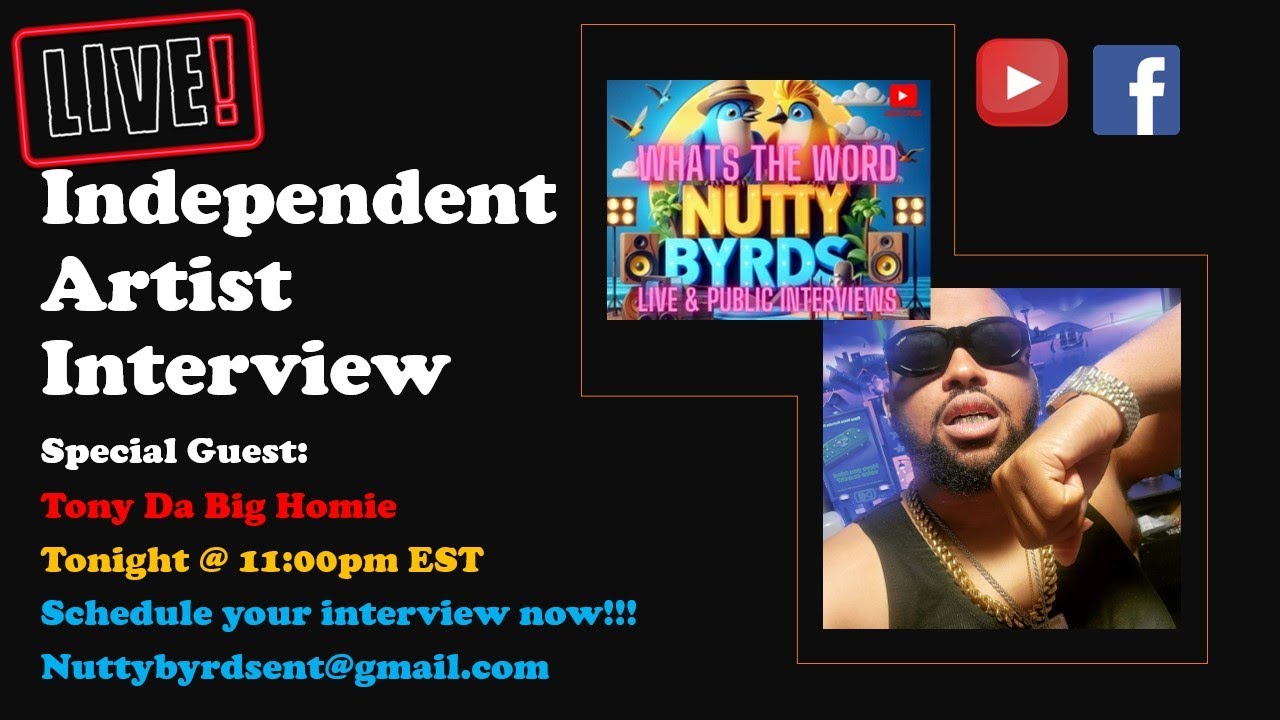 Tony Da Big Homie Live Interview - YouTube