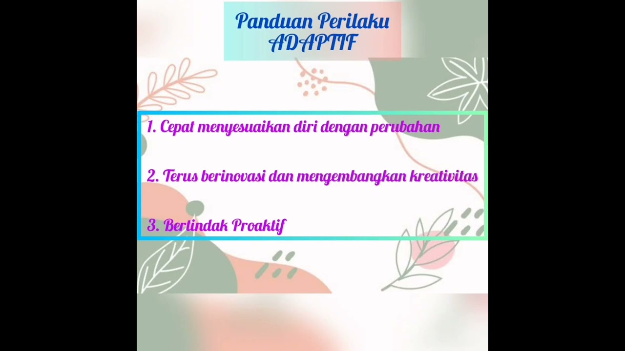 Implementasi Core Value ASN " ADAPTIF" - YouTube