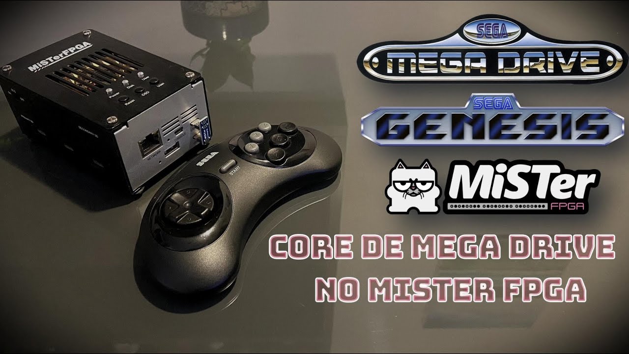 Core de Mega Drive no Mister Fpga - Melhor que o console original ...