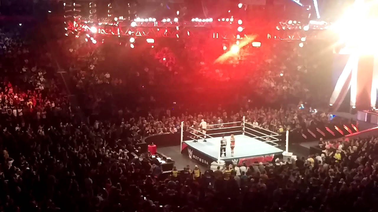 Wayne Rooney Wade Barret WWE Raw Live TV Show @ Manchester Arena ...