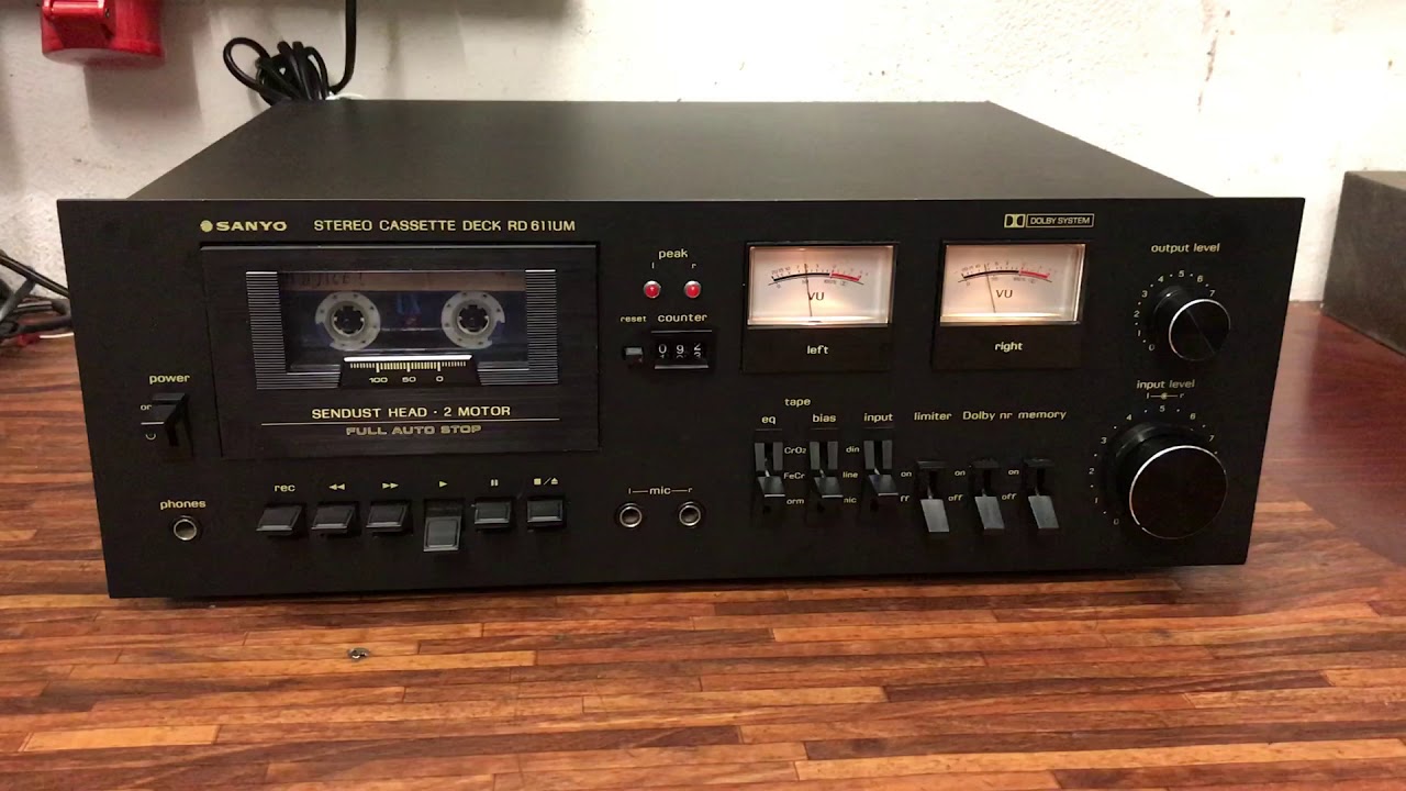 Sanyo Cassette RD 611UM war defekt - YouTube