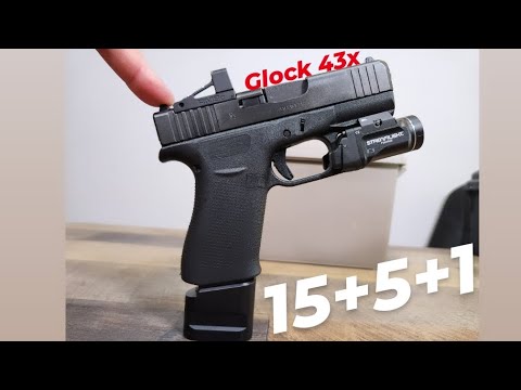תוסיף 5 כדורים למחסנית של 15 בגלוק 43 איקס. glock 43x 15+5 extension ...
