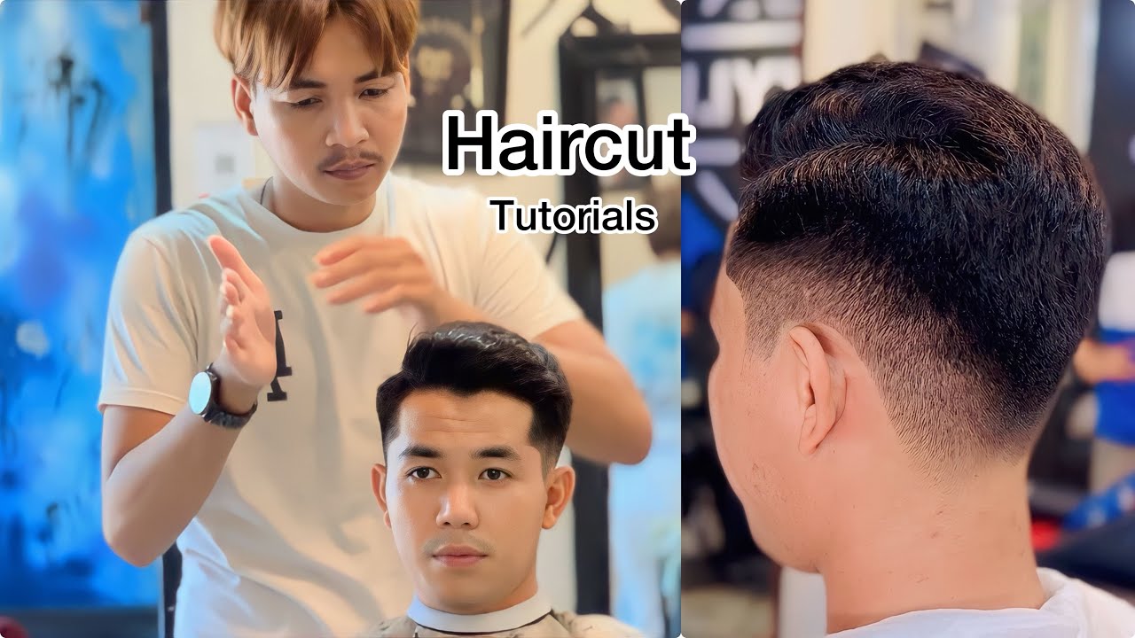 💈Haircut tutorials very good videos hairstyles Cambodia barber shop 🇰🇭 ...