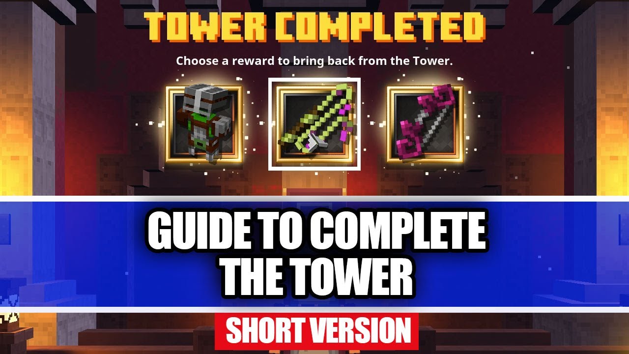 Build to Beat Tower in Minecraft Dungeons + Final Boss Fight - YouTube