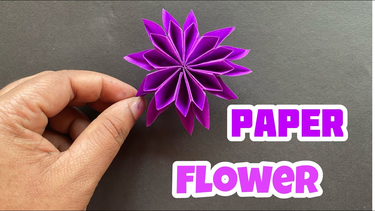 DIY Unique Paper Flower || How To Make Easy Paper Flowers at Home ...