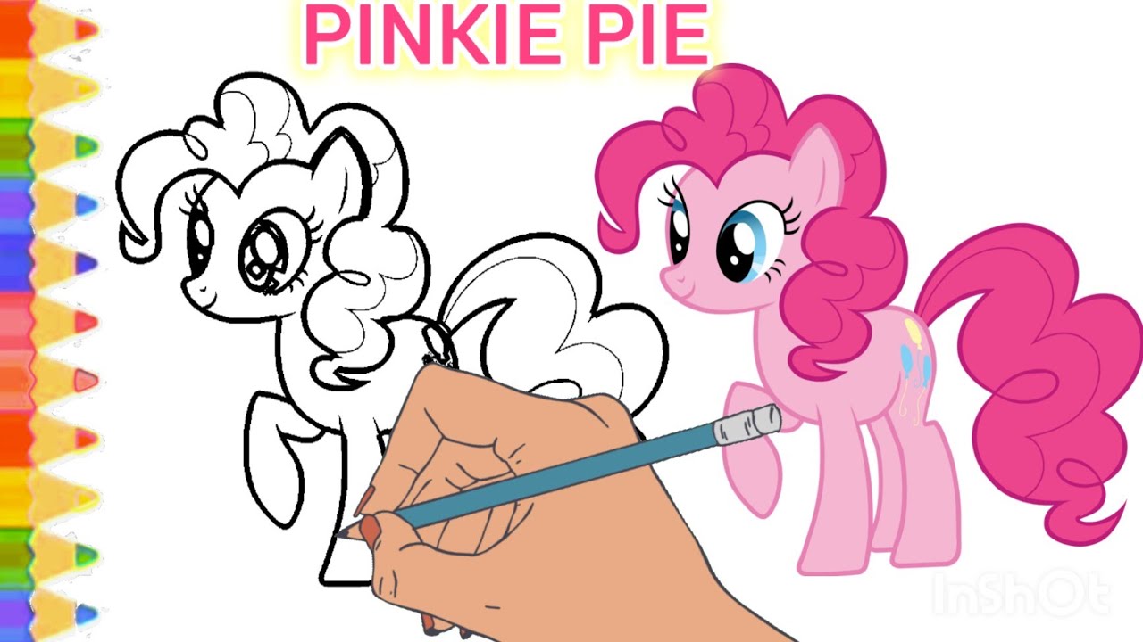 Easy Pinkie Pie Drawing Tutorial for Beginners - YouTube