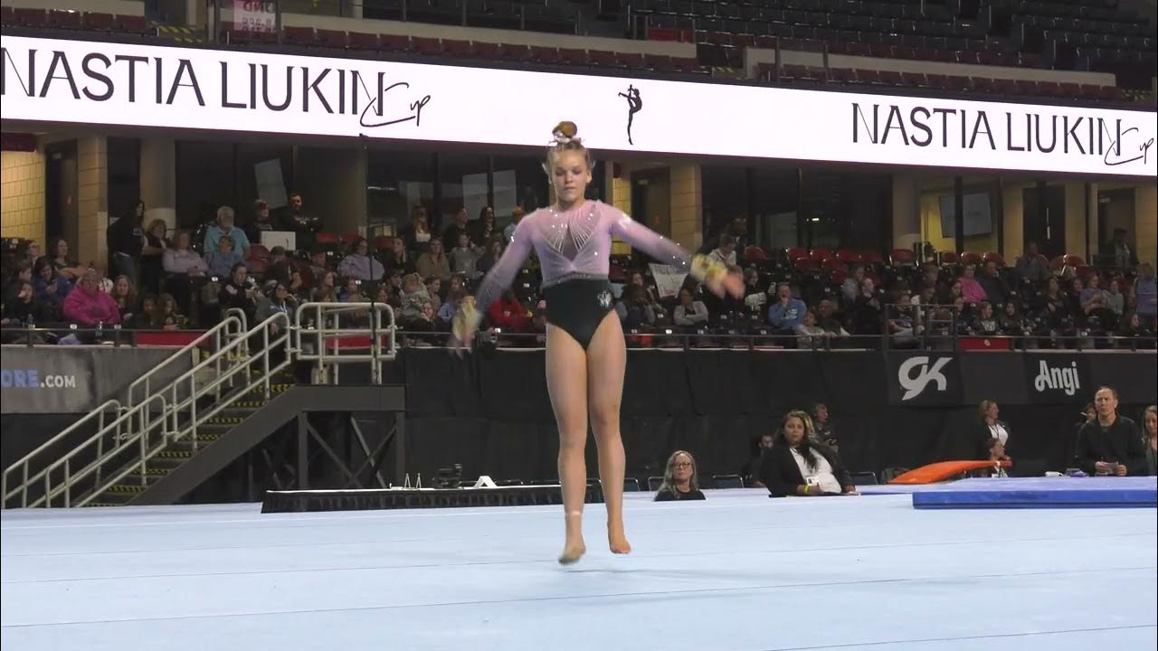 Presley Duke Floor Exercise 2023 Nastia Liukin Cup Youtube