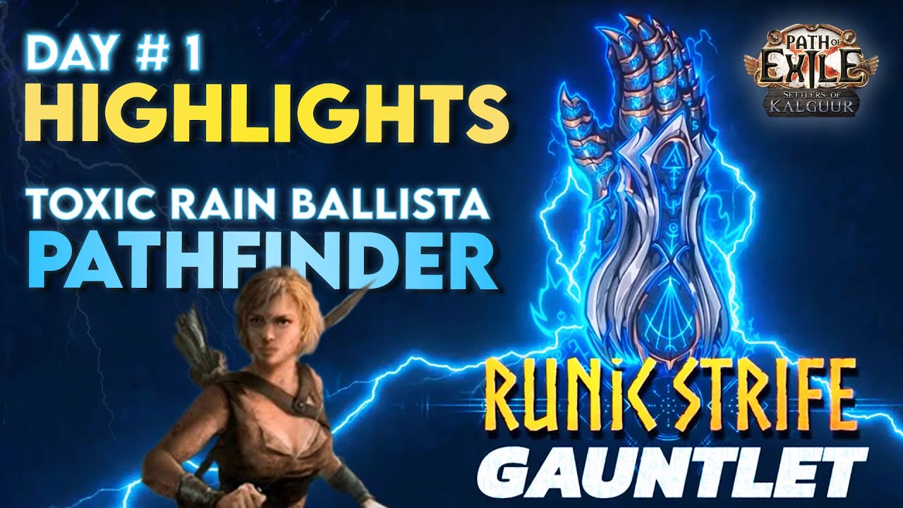 POE 3.25 | I Survived 24 Hours of Gauntlet Mode with Toxic Rain ...