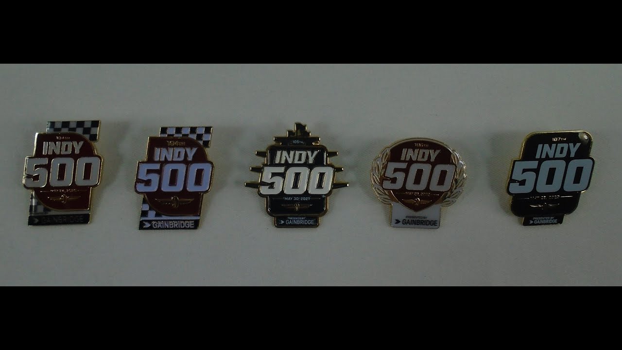 2020's Indianapolis 500 Collector Event Lapel Pin 2020 2021 2022 2023 ...