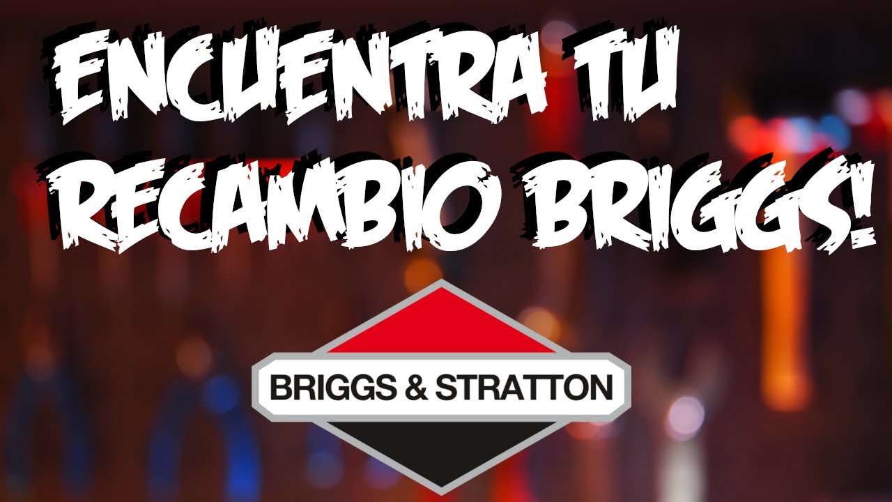¿Reparar motor Briggs & Stratton? Encuentra tus piezas en 3 min! - YouTube