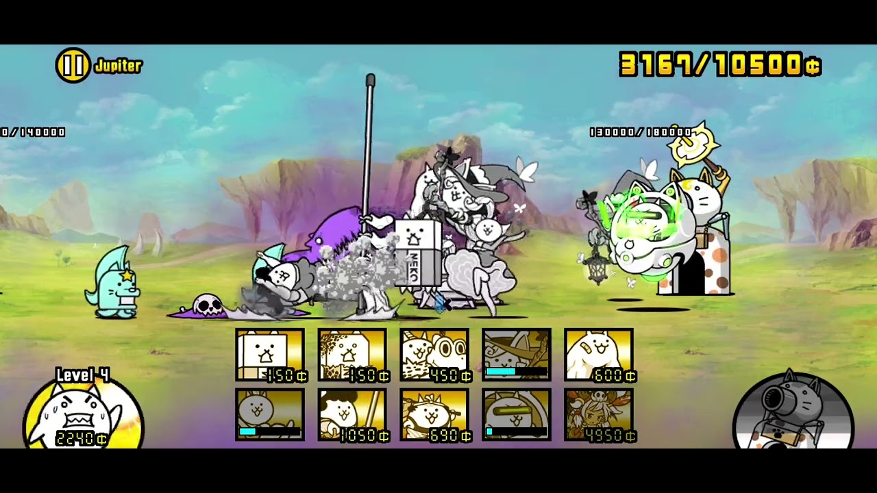 The Battle Cats // CotC 1 Outbreak Jupiter - YouTube