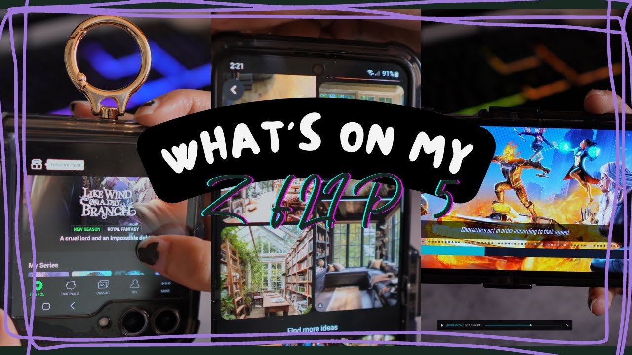 What's On My Phone: Android Edition | Samsung Galaxy Z Flip 5 - YouTube