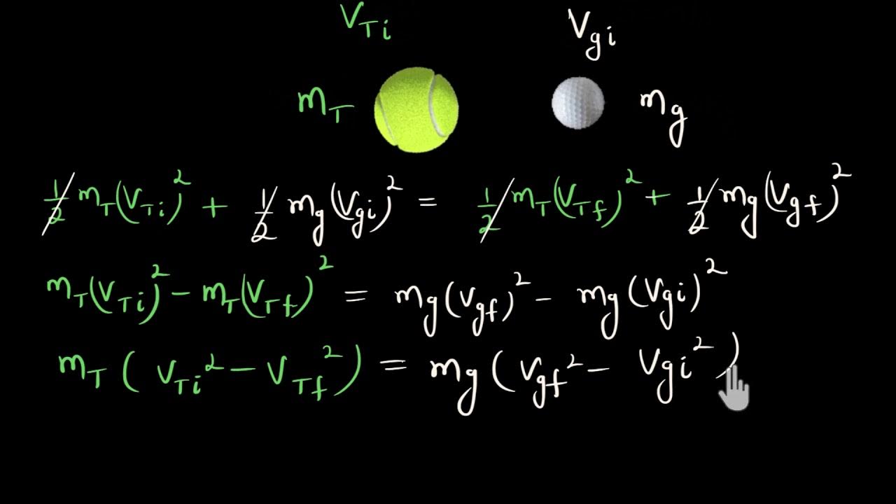 Deriving the shortcut to solve elastic collision problems (Hindi) - YouTube