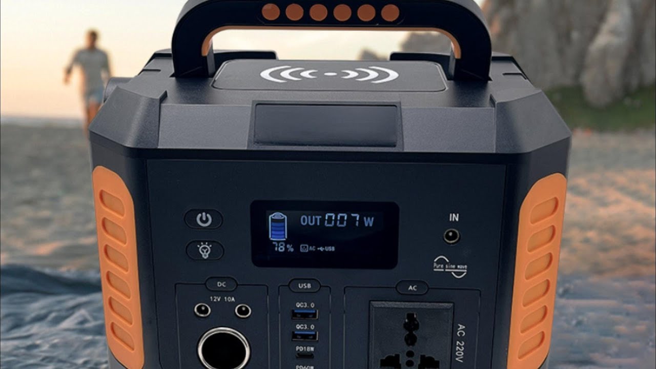 Portable energy storage power - YouTube
