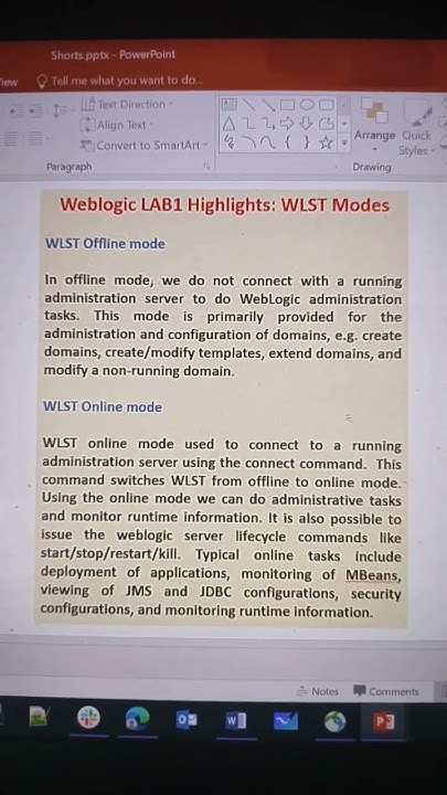 Weblogic Server WLST Modes - YouTube