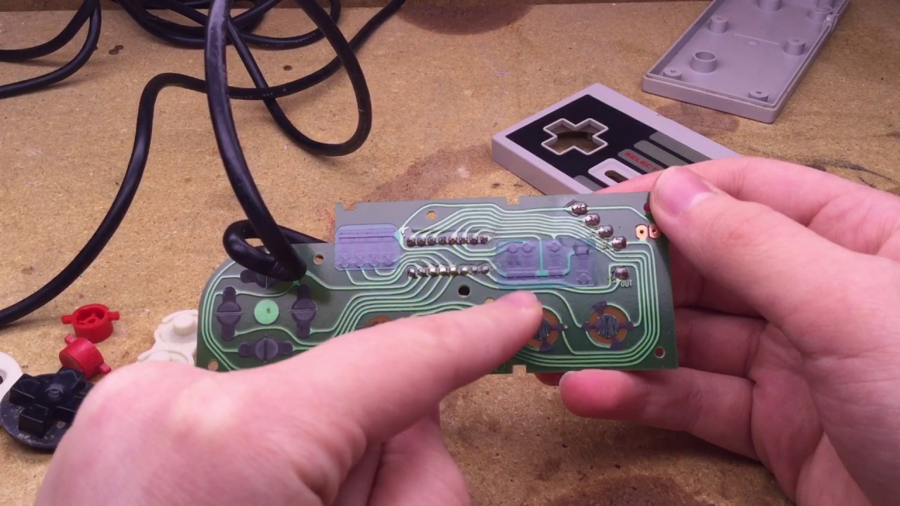 NES controller disassembly/reassembly - YouTube