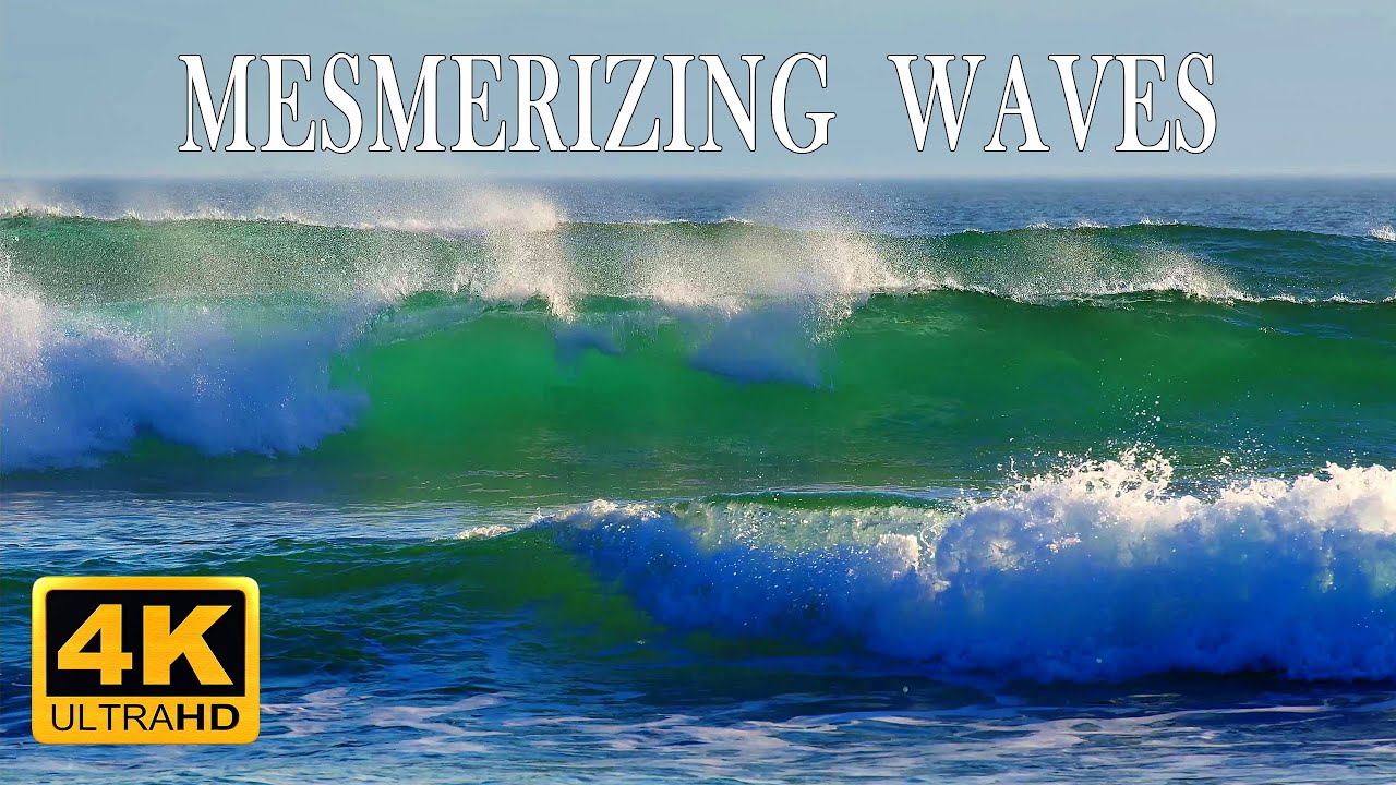 Mesmerizing ocean waves cascading on a windy day at one of the most ...