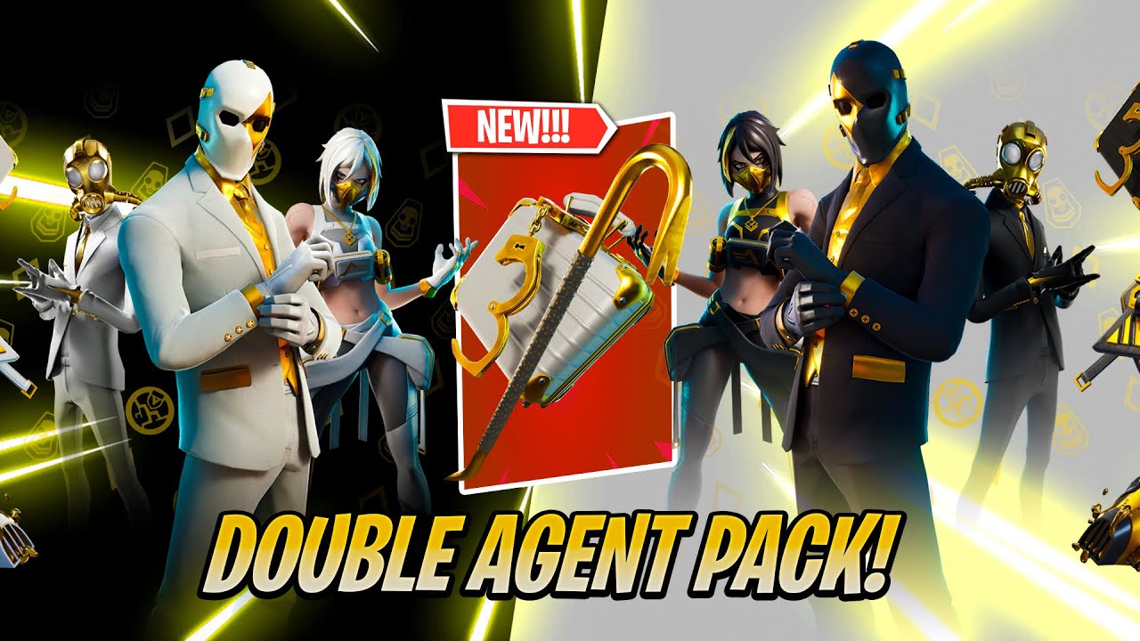DOUBLE AGENT PACK CONFIRMED RELEASE DATE !! ( fortnite chapter 2 season ...