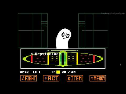 Undertale Napstablook Mini Boss Fight True Pacifist/Genocide - YouTube