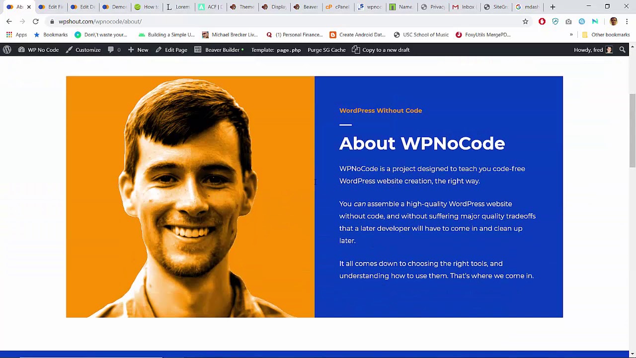 Building WP No Code (Part 12) - YouTube
