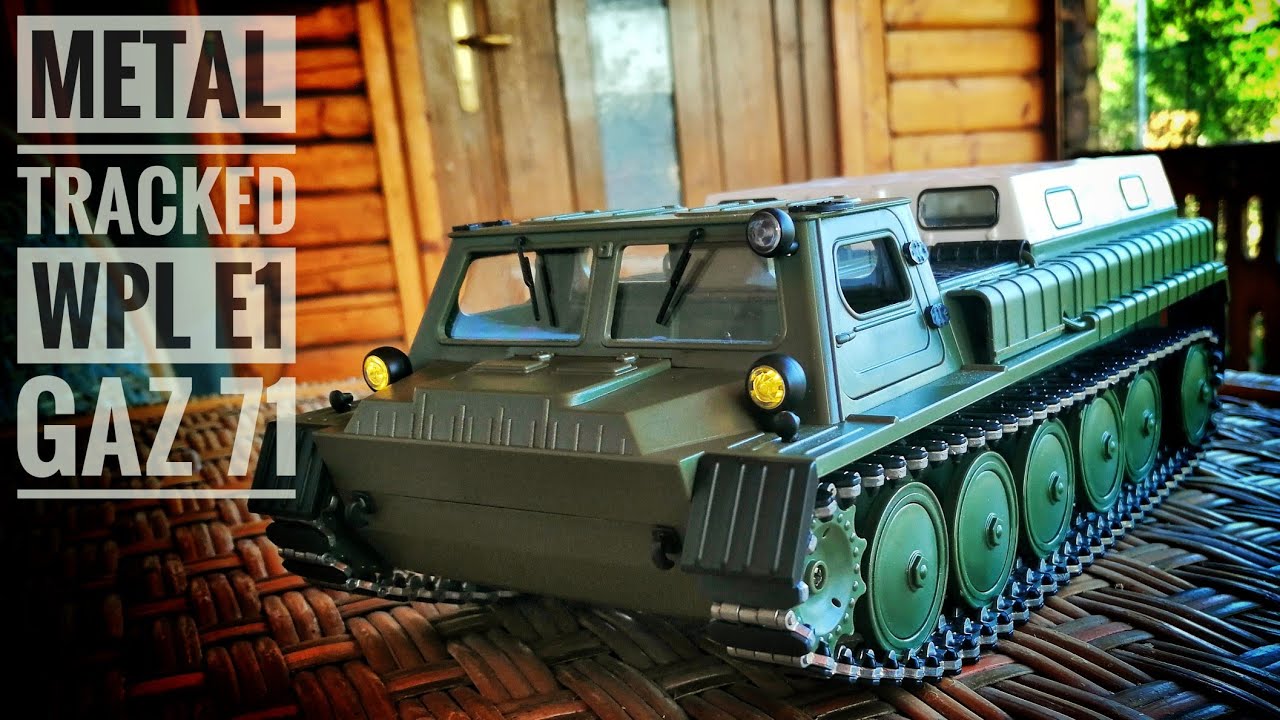 WPL E1 - GAZ 71 metal tracks upgrade - preproduction samples for ...