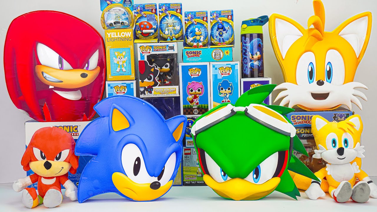 Sonic The Hedgehog Toy Collection Unboxing ASMR | Tails Mystery Box ...
