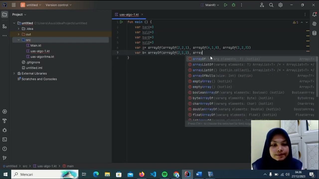Tutorial membuat perkalian matriks otomatis - YouTube