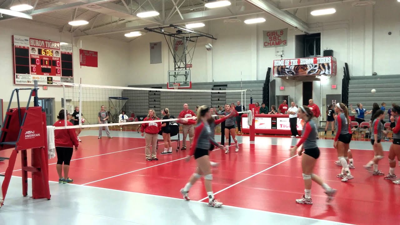 Huron tigers, Huron High school Volleyball - YouTube