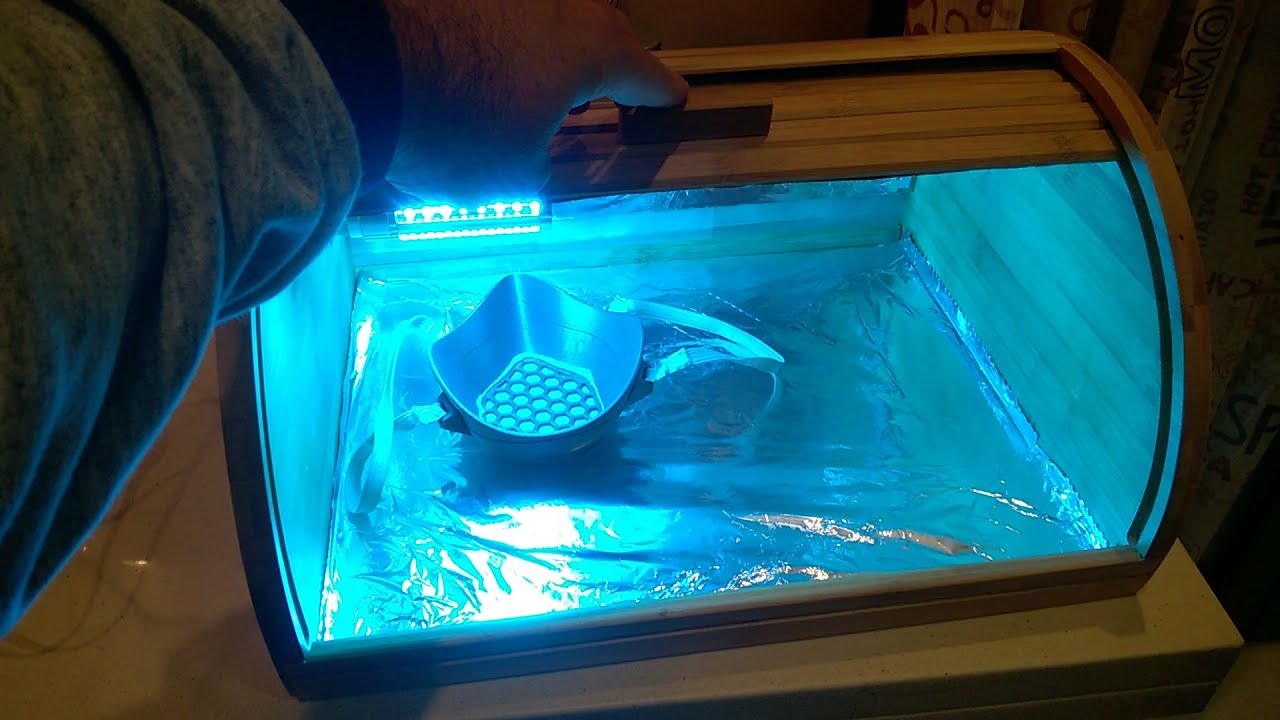 UV C disinfection chamber DIY (part 2) - YouTube