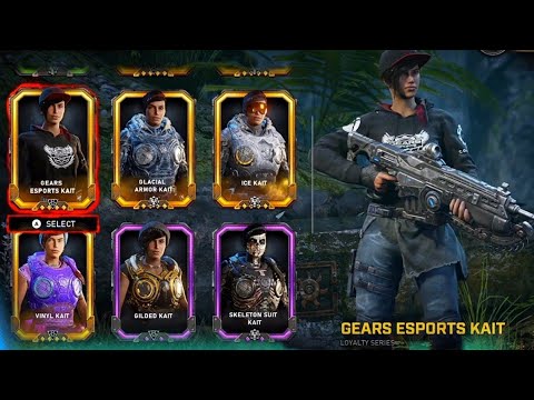 EVERY SINGLE GEARS 5 CHARACTER and SKIN UNLOCKED (eSports, Promotional ...