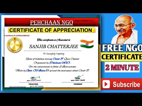Ngo Certificate | NGO Job | Online Free Course With Certificate | Free ...
