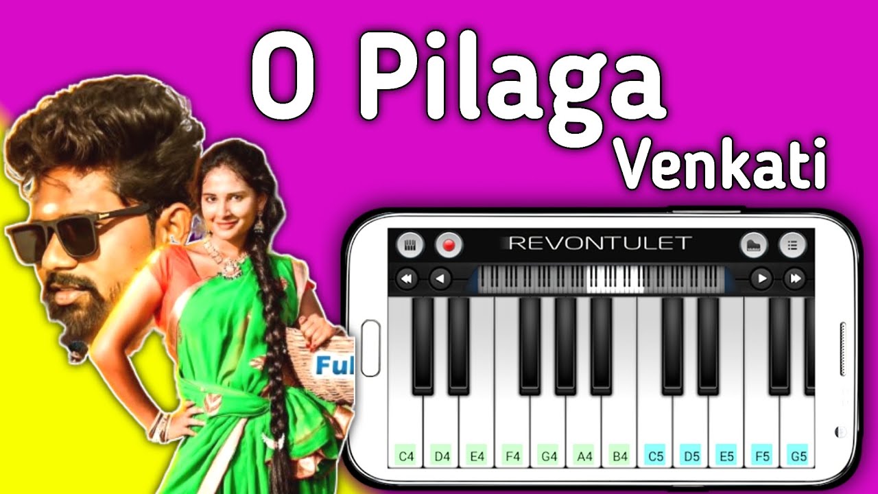 O Pilaga Venkati Song Piano Tutorial | O Pilaga Venkati Song Walk Band ...
