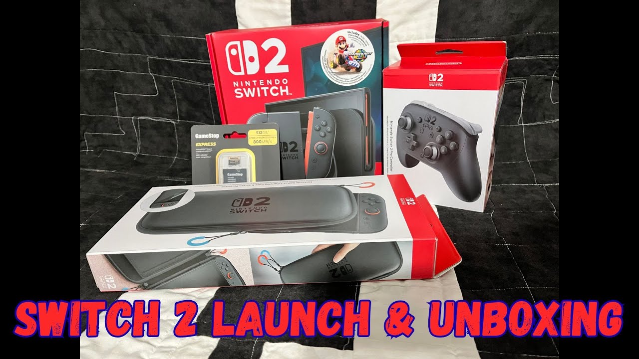 Switch 2 Launch & Unboxing - YouTube